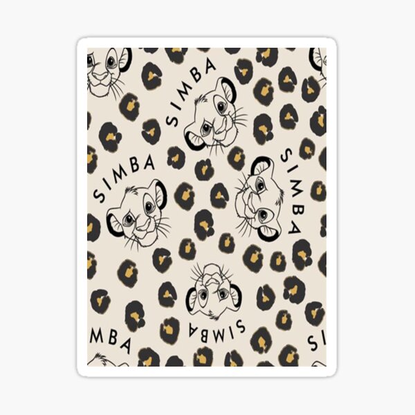 "simba" Sticker for Sale by Rodytarek22 | Redbubble