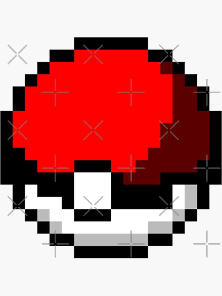 "Videogame Retro 8 bit character ball" Sticker for Sale by stickertopic ...