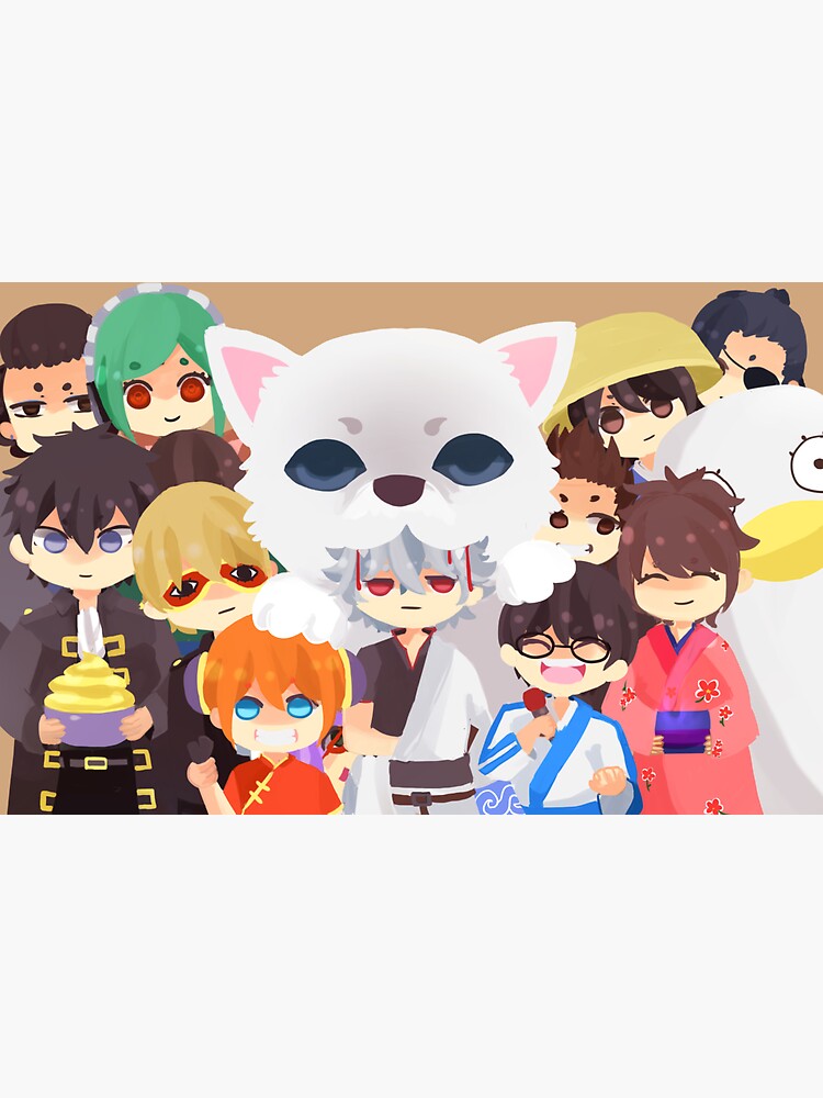 "Gintama Fam" Sticker by thehairypeach | Redbubble