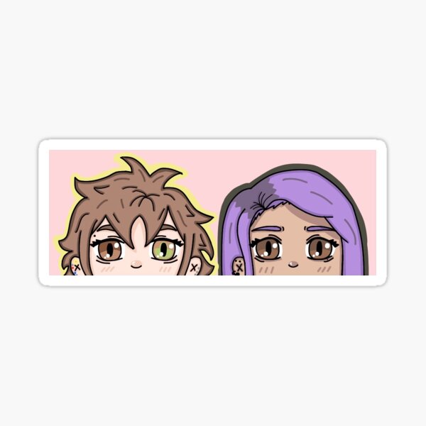 "Duo Chibi " Sticker by Nanceee1122 | Redbubble