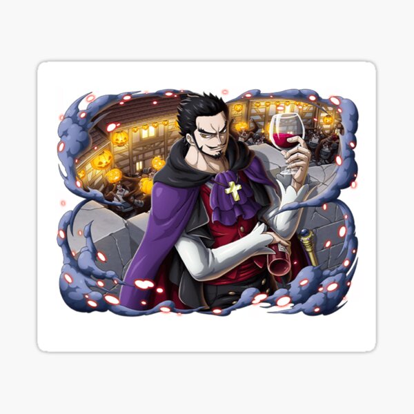 "One Piece Mihawk Dracule - One Piece" Sticker for Sale by Ryzox ...