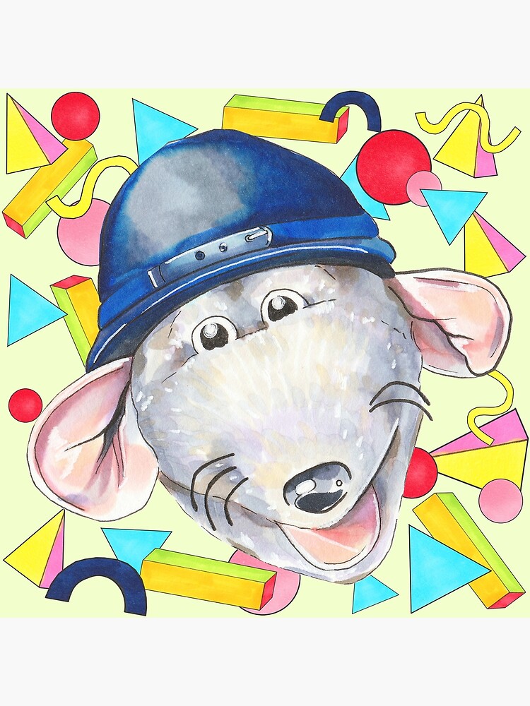 "Roland Rat, 80's 90's retro puppets" Poster for Sale by HersCreative ...