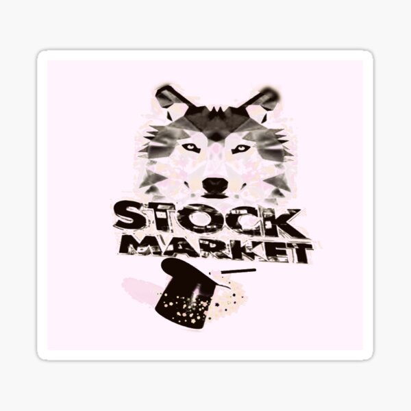 "stock market" Sticker by DMEIERS | Redbubble
