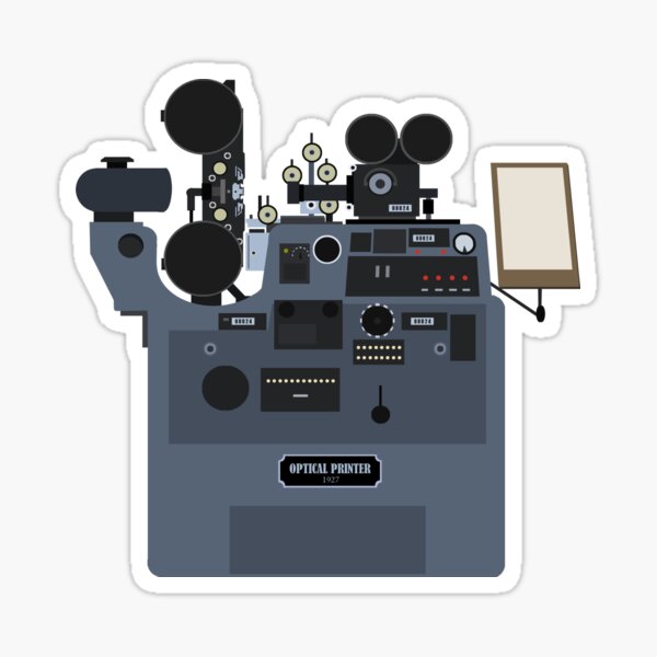 "Optical Printer - the original vfx compositor" Sticker for Sale by ...