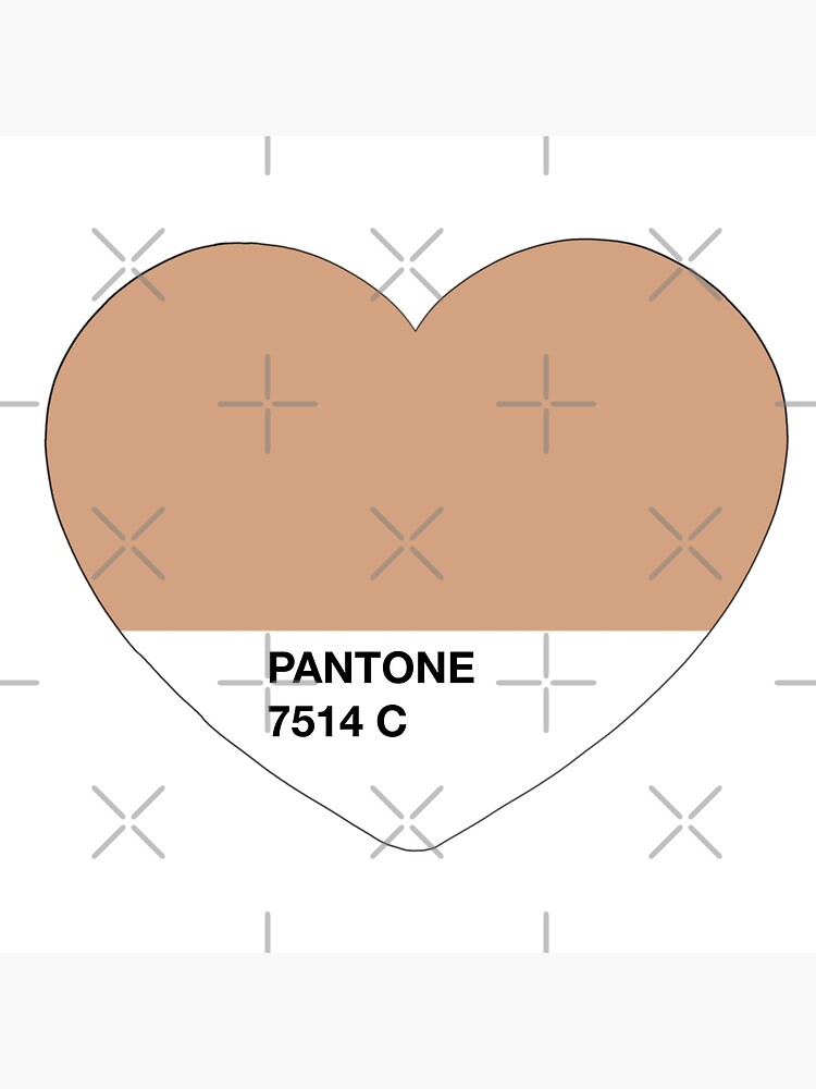 "Pantone Heart in 7514 C" Poster by GhostLonging | Redbubble