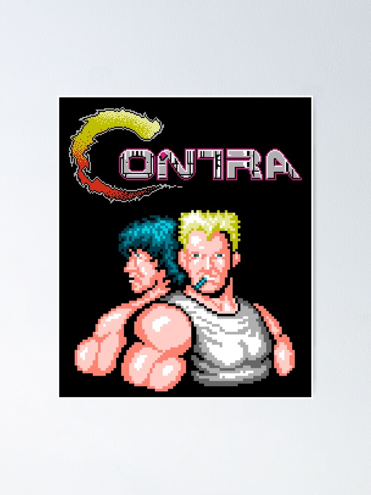 "Contra" Poster for Sale by gin-nek-shop | Redbubble