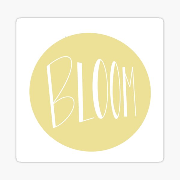 "Bloom" Sticker by Welshy-Stickies | Redbubble