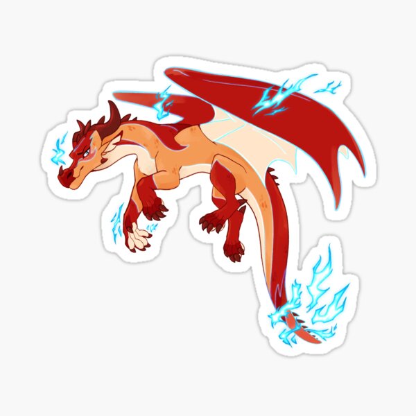 "Peril - Wings of Fire " Sticker for Sale by CrowDessa | Redbubble