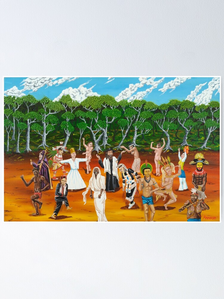 "Global Dance" Poster by Amneon | Redbubble