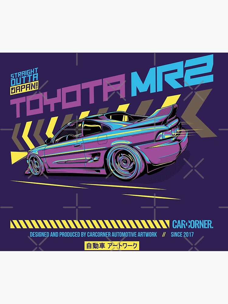 "Toyota MR2 SW20 - CarCorner" Photographic Print by Car-Corner | Redbubble