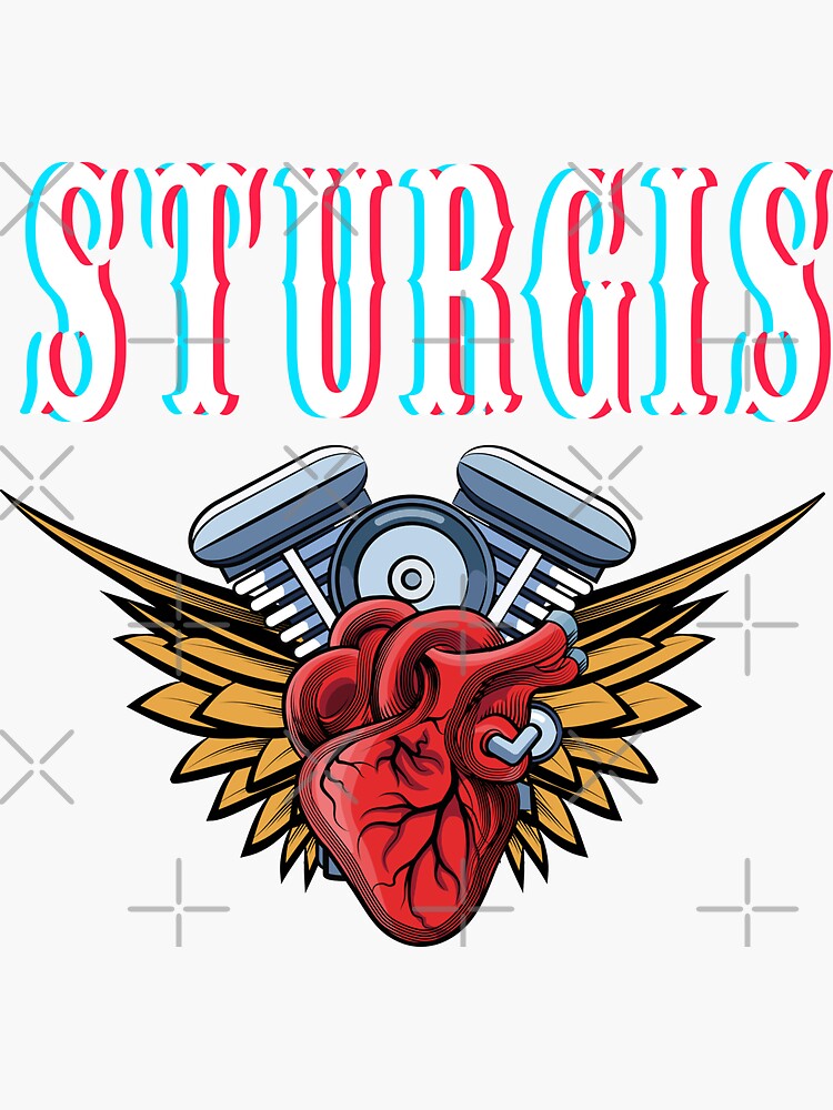 "officiel 2021 Sturgis Rally Motorcycles 81St T-shirts" Sticker for ...