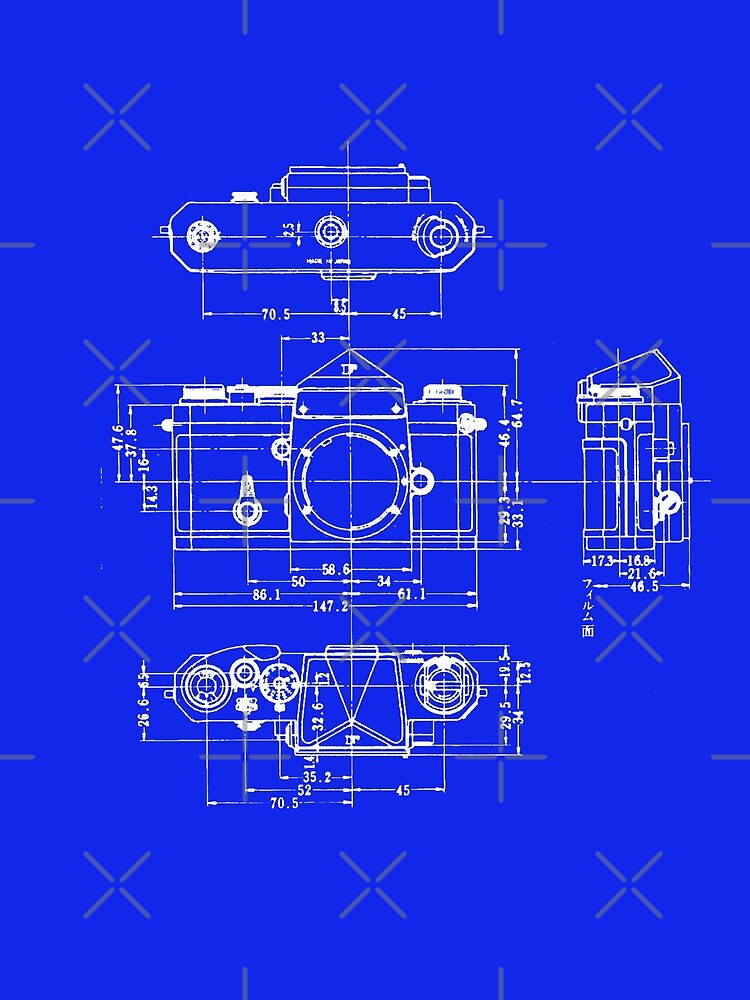 "Classic Camera Blueprint" Poster for Sale by Bread and Circuses ...