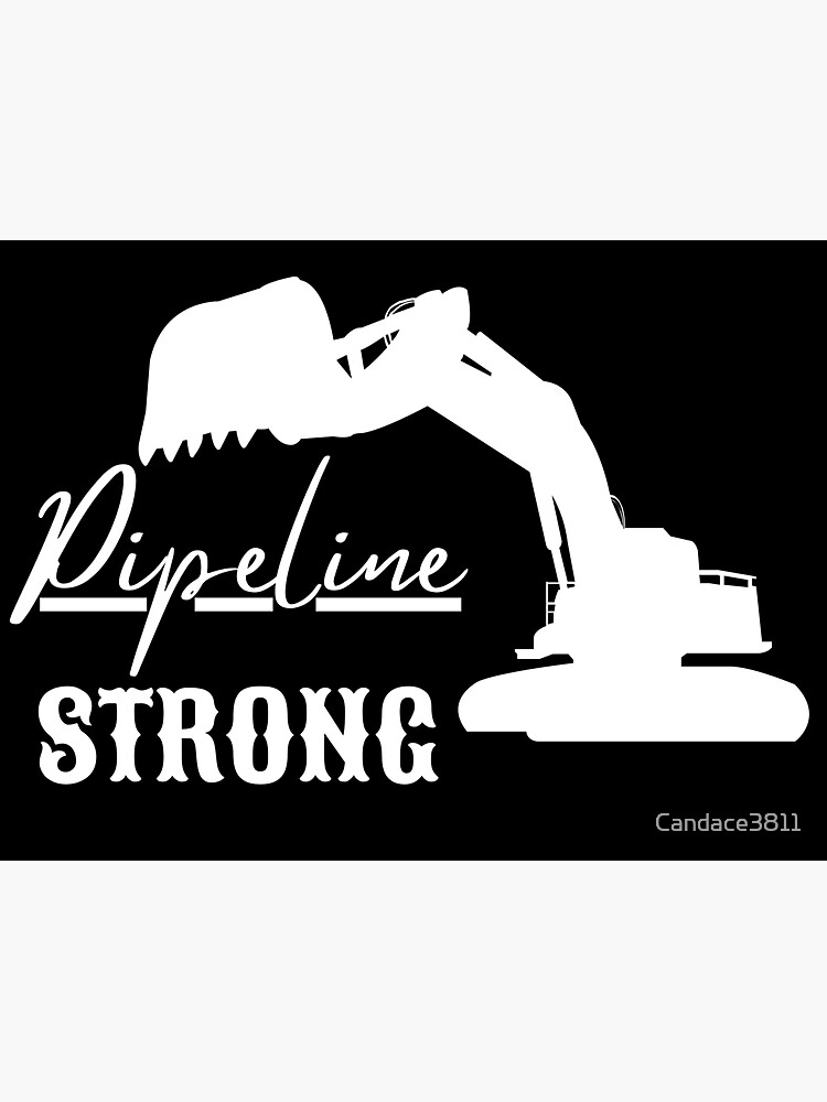 "Pipeline Strong" Sticker for Sale by Candace3811 | Redbubble