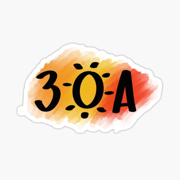 "30A" Sticker for Sale by KindnessCreated | Redbubble