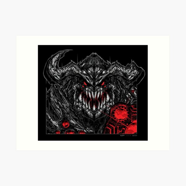 "CyberDemon - Doom 4 // Fan-Art" Art Print by alexceeart | Redbubble