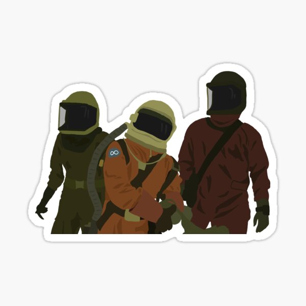 "Clarke, Raven and Bellamy " Sticker by spaghettiegirli | Redbubble