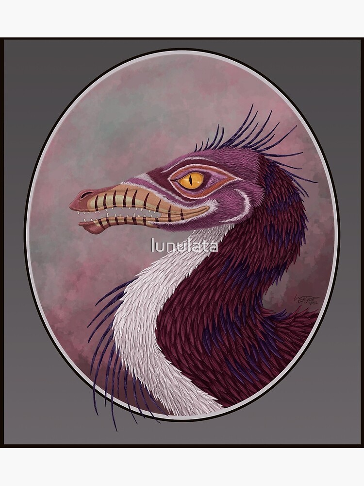 "Feathered Theropod " Poster by lunulata | Redbubble