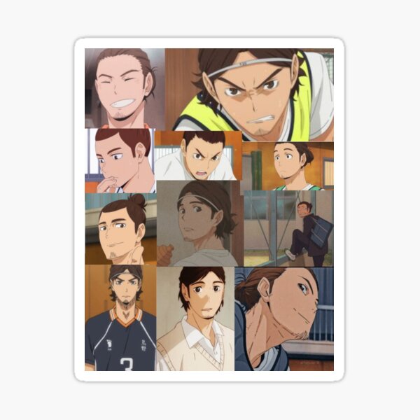 "Asahi Azumane" Sticker by ichigo-soda | Redbubble