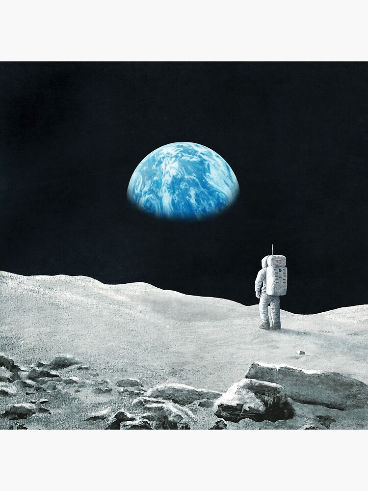 "Earthrise " Poster for Sale by Terry Fan | Redbubble