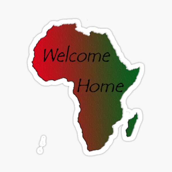 "Welcome Home" Sticker by TheGambertyCo | Redbubble
