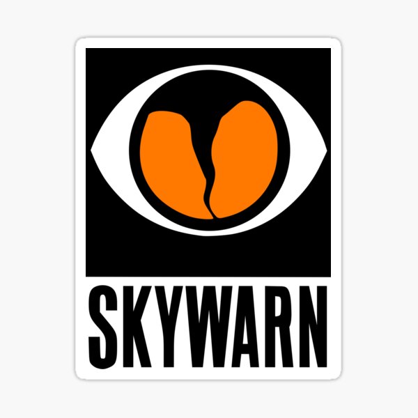 "Skywarn Storm Spotter Logo" Sticker for Sale by asasch | Redbubble