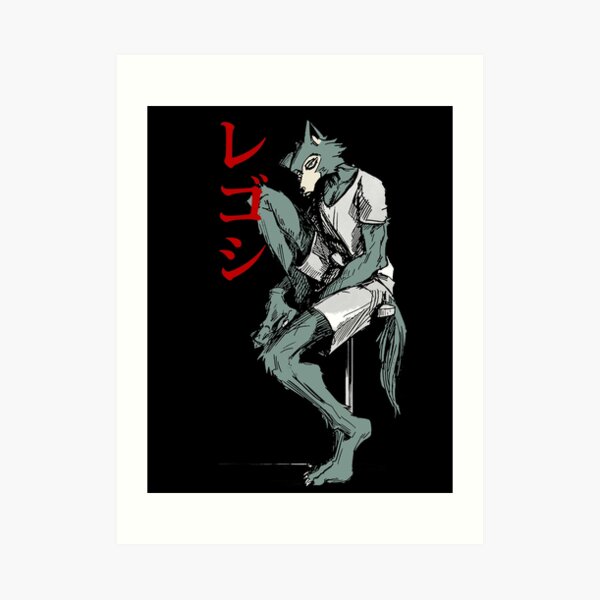 "Legoshi Beastars | Regoshi Wolf from Beastars anime" Art Print by ...