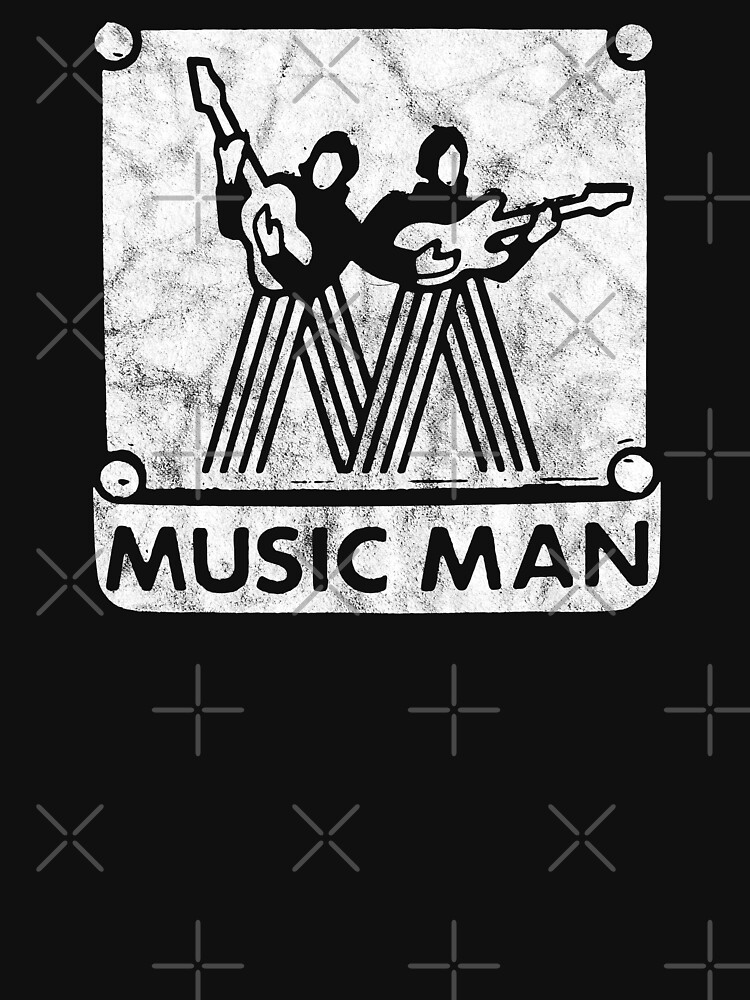 "Music Man logo (For dark products)" T-shirt for Sale by backtalk ...