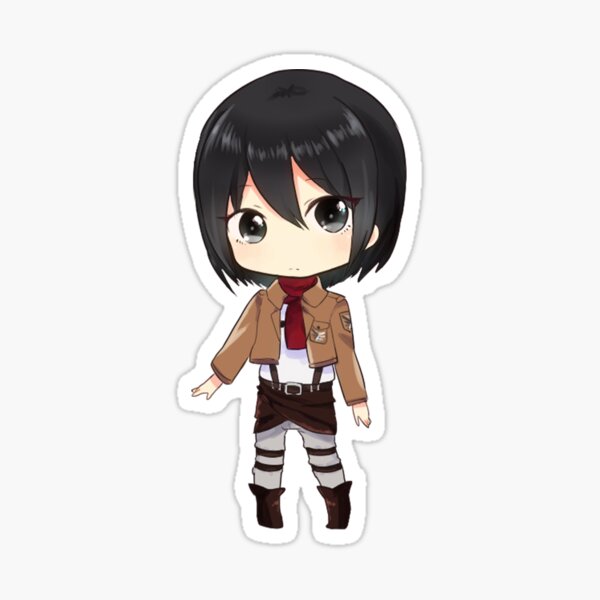 "Cute kawaii cool chibi mikasa anime attack on titan shingeki no kyojin ...
