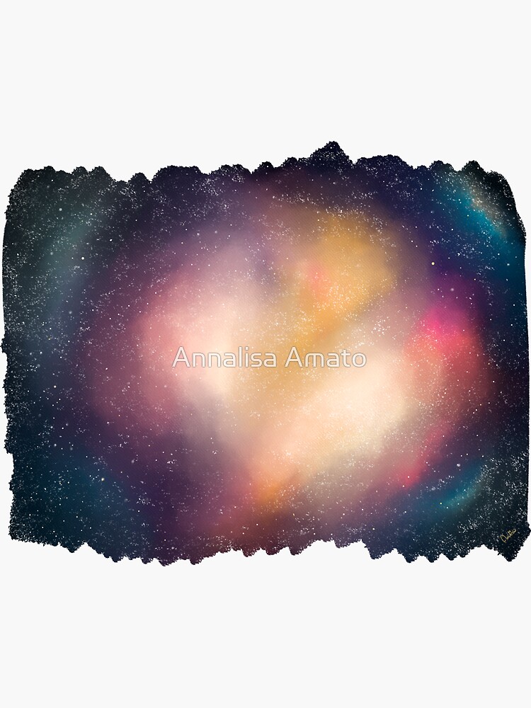 "Galaxy, Artwork by Annalisa Amato" Sticker for Sale by annalisaamato ...