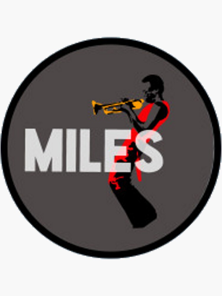 "Miles davis" Sticker by rukiyantimurdok | Redbubble