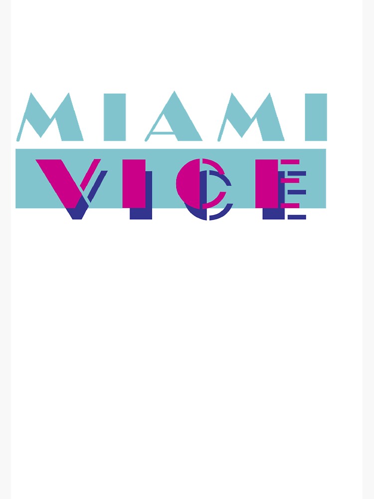 "Miami vice" Sticker for Sale by Joker51100 | Redbubble