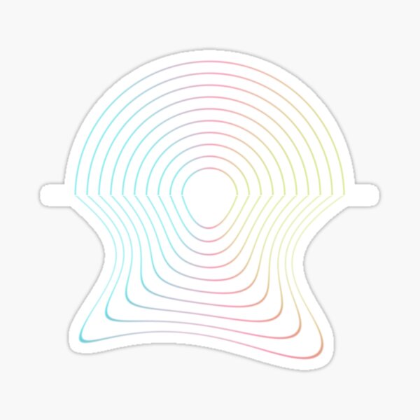 "Distortion" Sticker by Elroy2497 | Redbubble