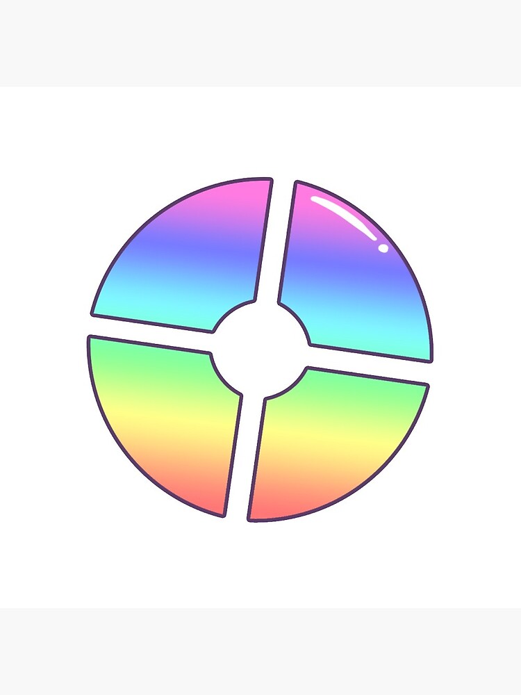 "TF2 Inspired Pastel Pride Logo" Pin for Sale by Serket | Redbubble