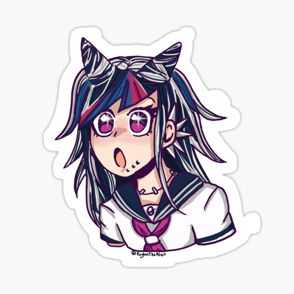 "Ibuki Mioda" Sticker for Sale by PeytonTheAlien | Redbubble
