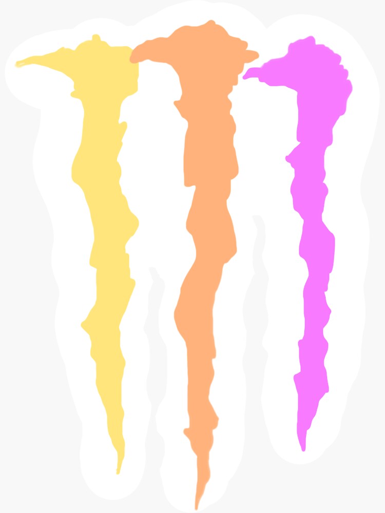 "Monster logo sticker" Sticker for Sale by TygrLilyDesigns | Redbubble