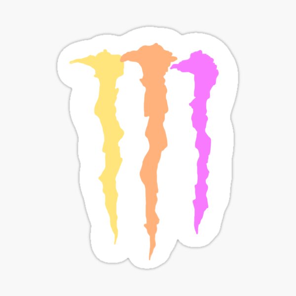 "Monster logo sticker" Sticker for Sale by TygrLilyDesigns | Redbubble