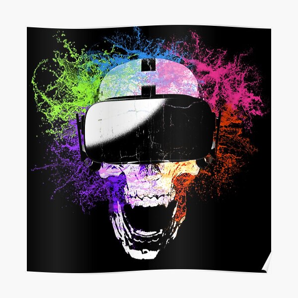 "Virtual Joy" Poster for Sale by lab80 | Redbubble