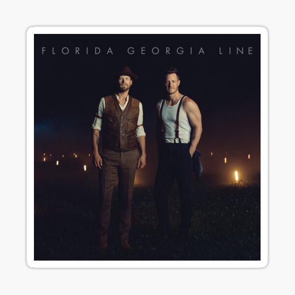 "Florida georgia line" Sticker for Sale by Periodicres | Redbubble
