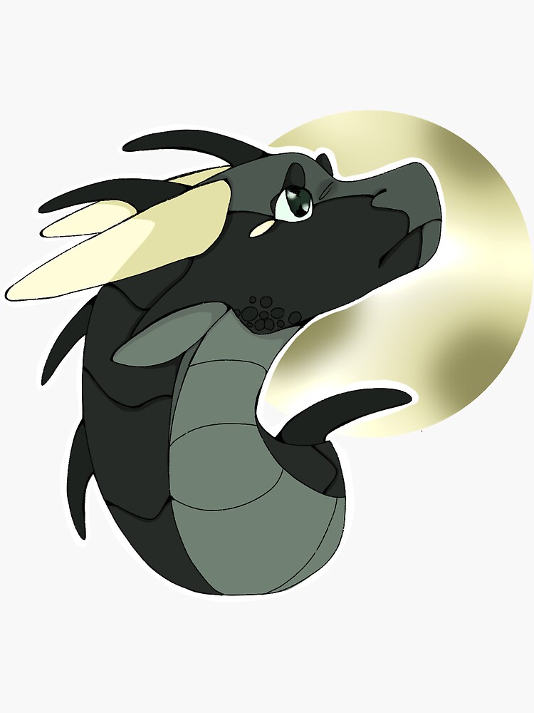 "Moonwatcher wings of fire " Sticker for Sale by Sketchycreates | Redbubble