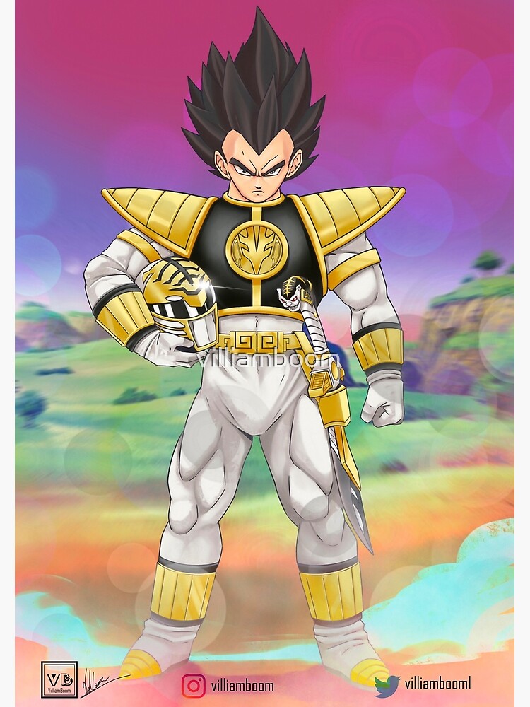 "Vegeta Ranger" Poster by villiamboom | Redbubble