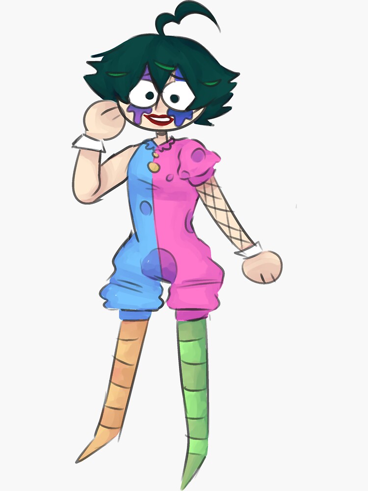 "Stinky Clown man" Sticker for Sale by turtleygay | Redbubble