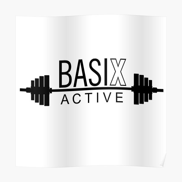 "Active Basix Logo" Poster by lmcvinco | Redbubble