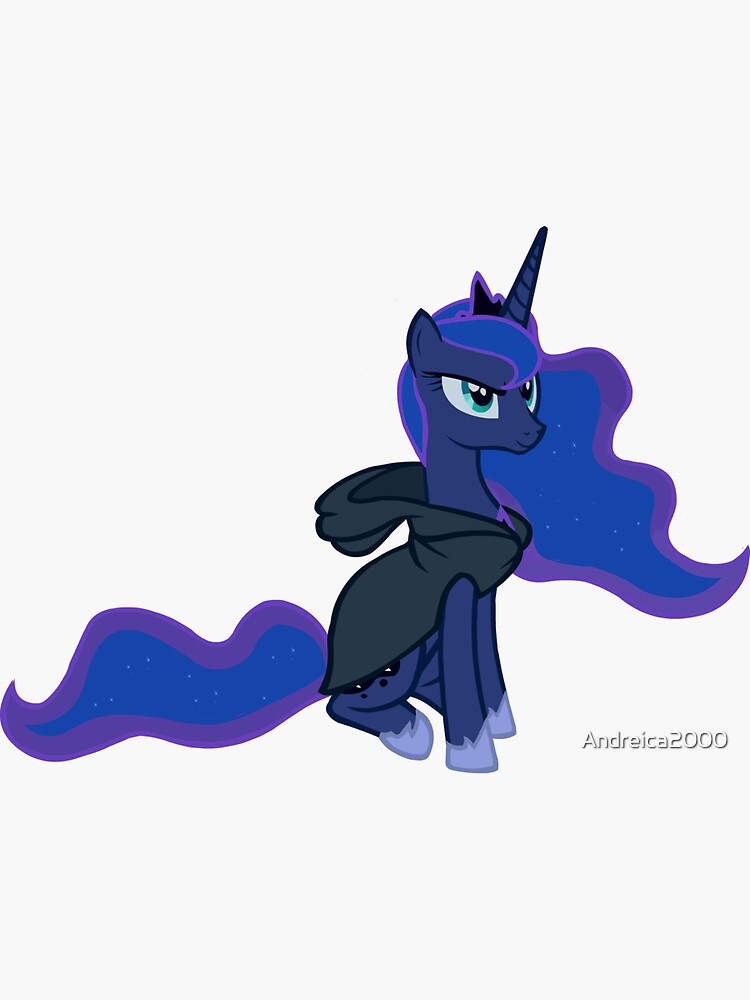 "Princess Luna" Sticker for Sale by Andreica2000 | Redbubble