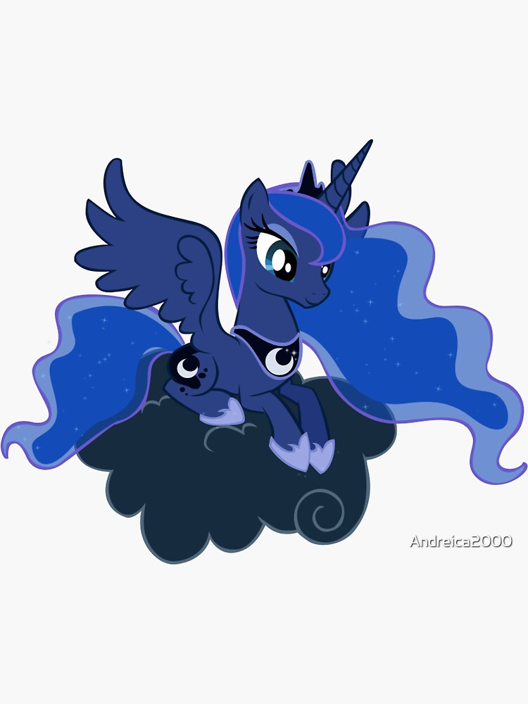 "Princess Luna" Sticker for Sale by Andreica2000 | Redbubble