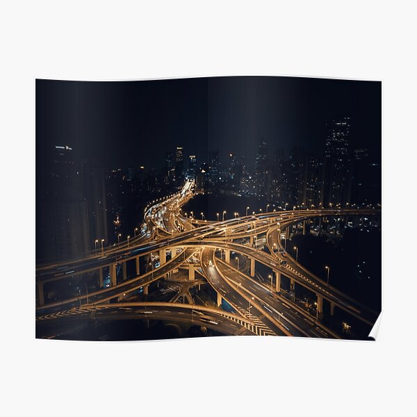 "Spaghetti Junction" Poster by csbvisuals | Redbubble