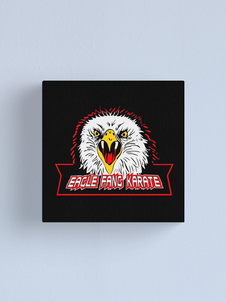 "Eagle Fang Karate logo .. Cobra Kai seaeon (black) Johnny Lawrence Team" Canvas Print by Mohsen ...