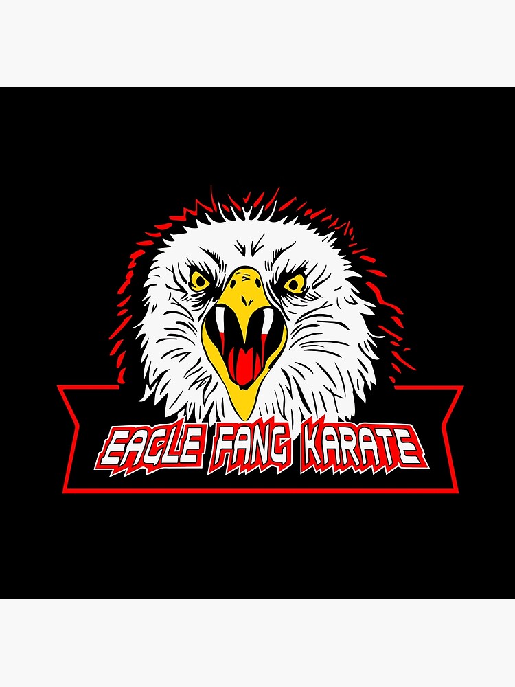 Impression photo « Logo Eagle Fang Karaté .. Cobra Kai seaeon (noir) Johnny Lawrence Team », par ...