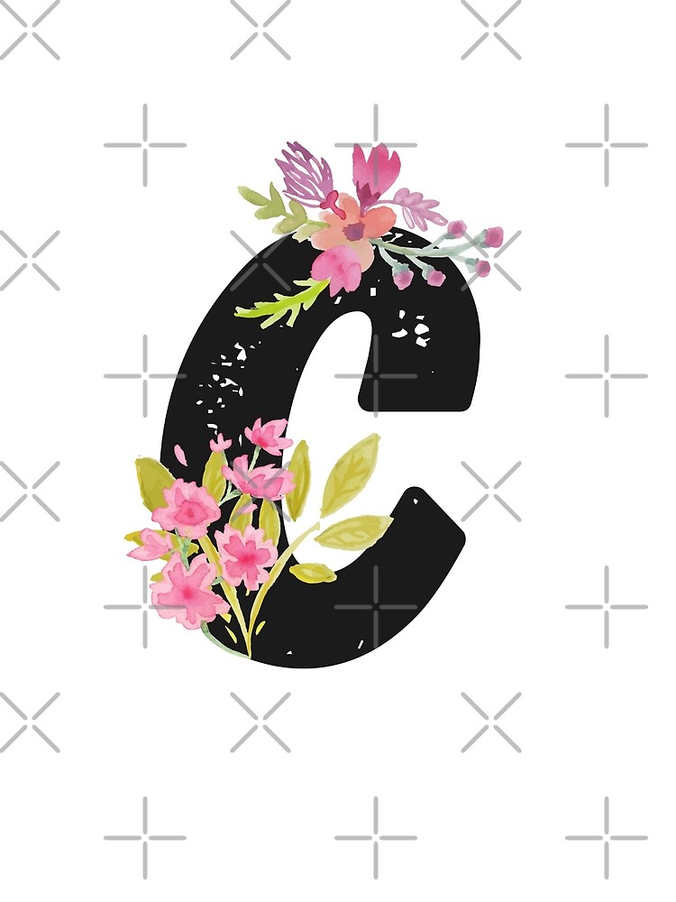 "Letter C - Botanical English Alphabet, Name Initial" Photographic ...