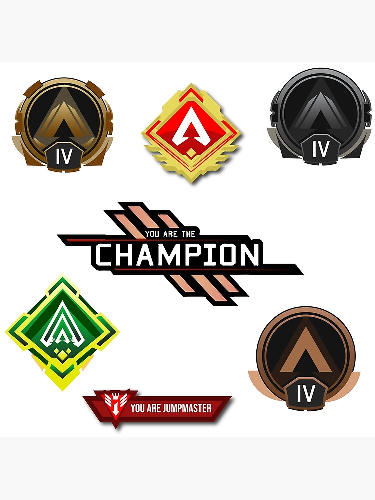 "Apex Legends Symbols Set Video Gaming" Photographic Print by ...