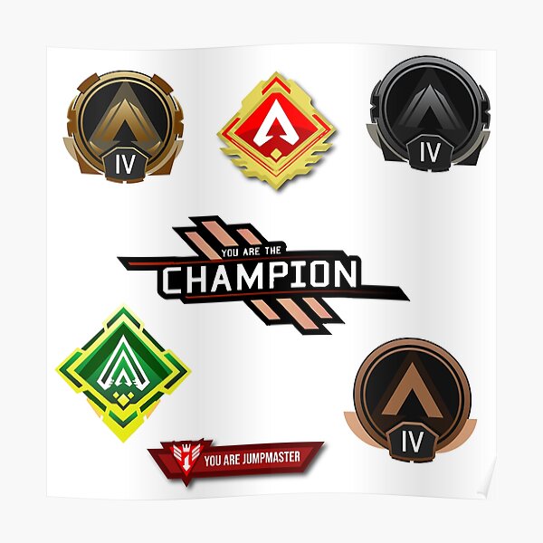 "Apex Legends Symbols Set Video Gaming" Poster for Sale by ...